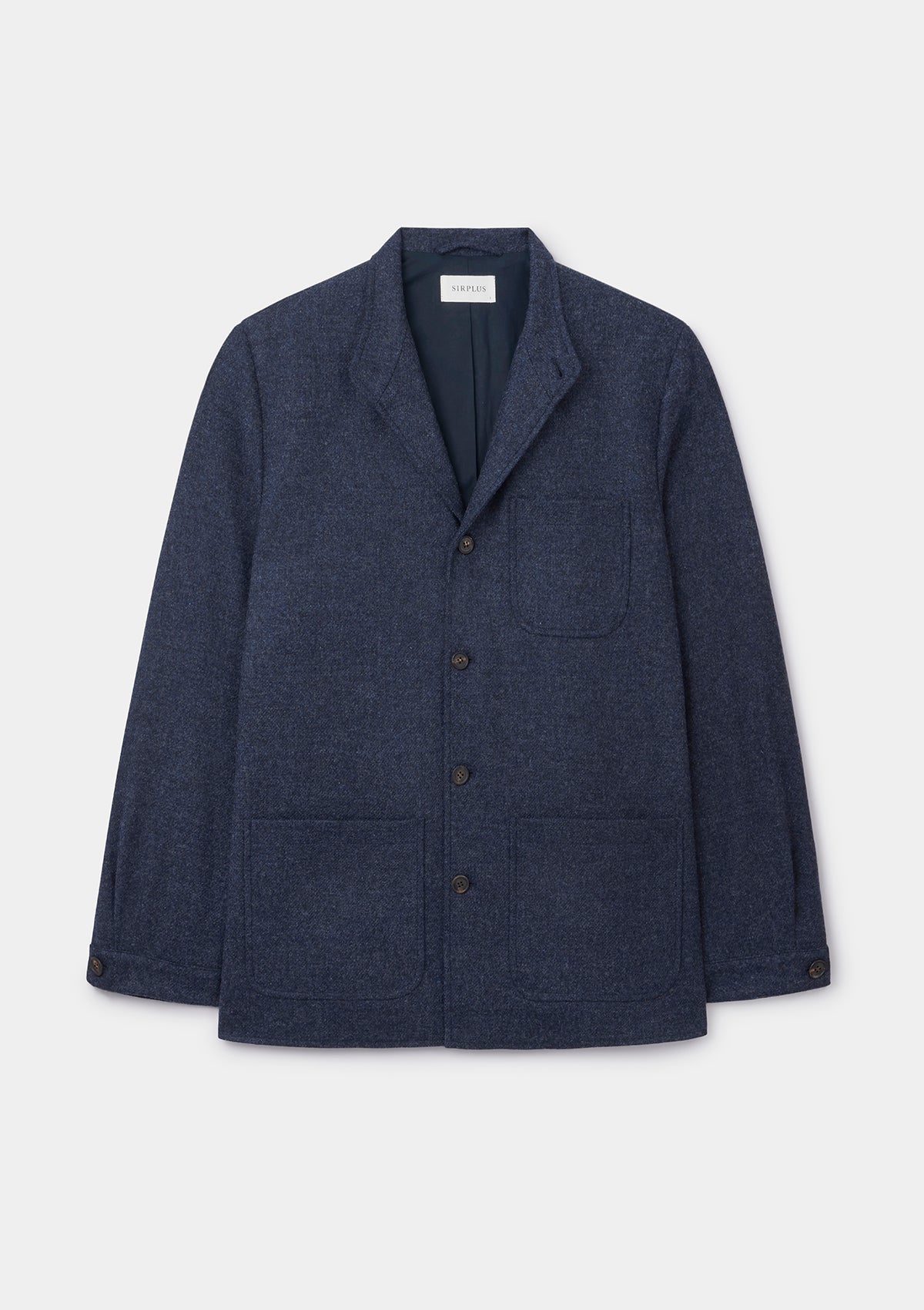 Denim Blue Twill Teba Jacket | SIRPLUS