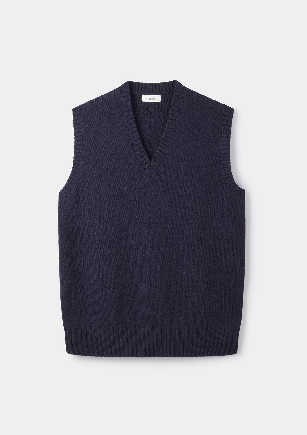 Ink Navy Lambswool Vest | SIRPLUS