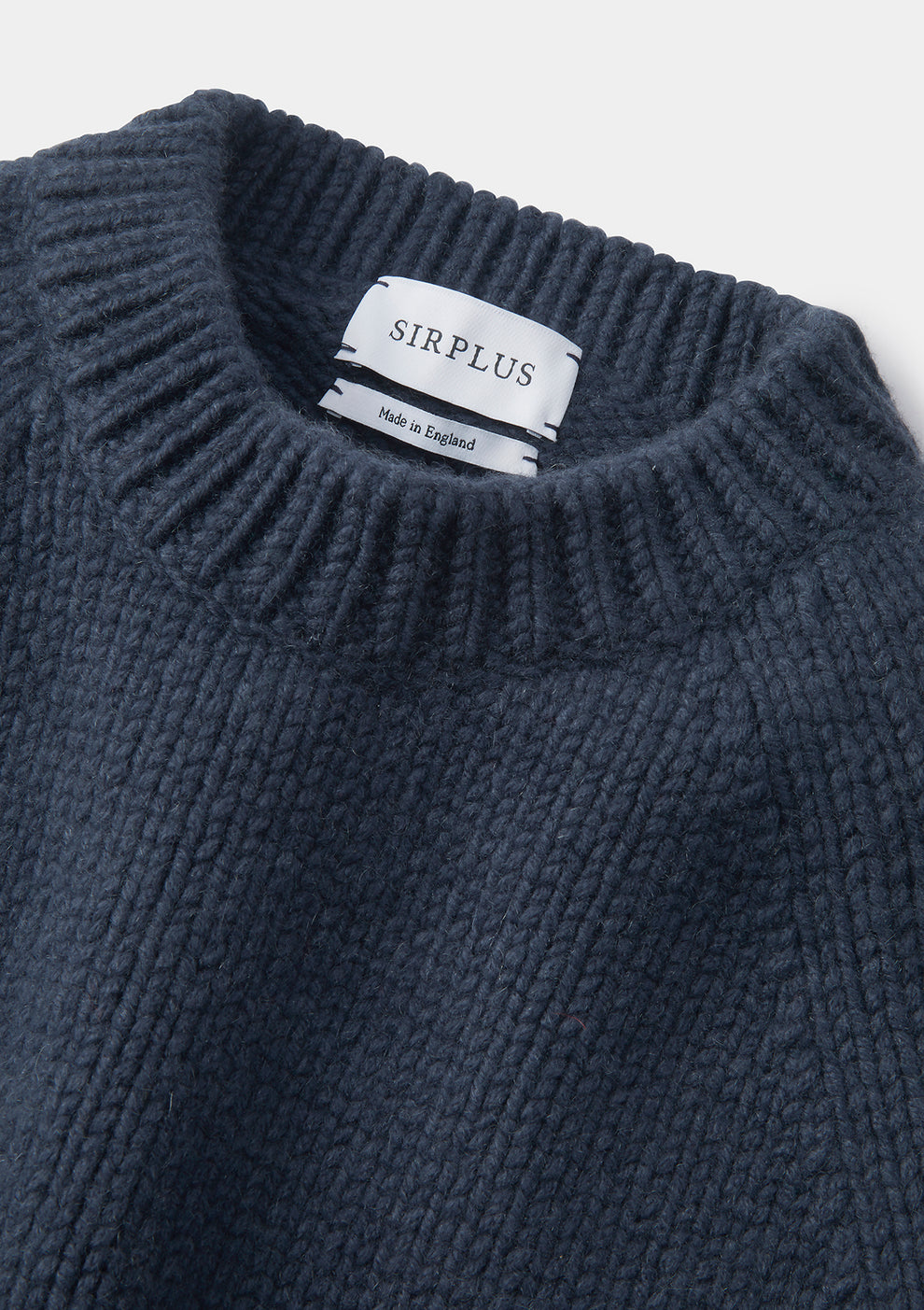 Vintage Blue Chunky Cashmere Jumper | SIRPLUS